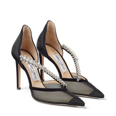 Jimmy Choo Bee 100 Pumps In Black | ModeSens