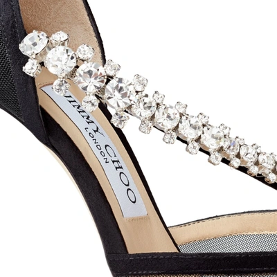 Jimmy Choo Bee 100 Pumps In Black | ModeSens
