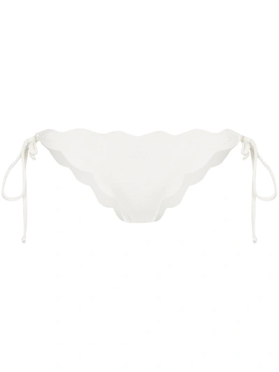 Marysia Mott Side-tie Bikini Bottoms In White | ModeSens
