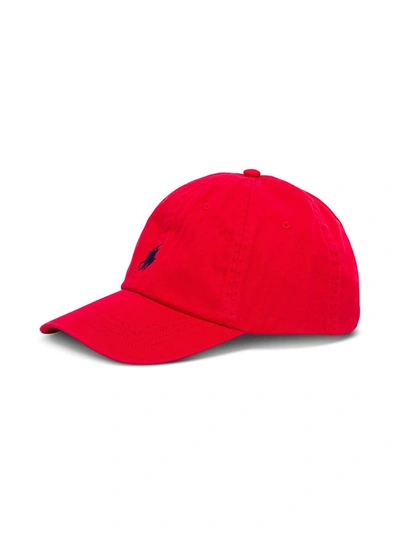 Polo Ralph Lauren Cotton-twill Baseball Cap In Red | ModeSens