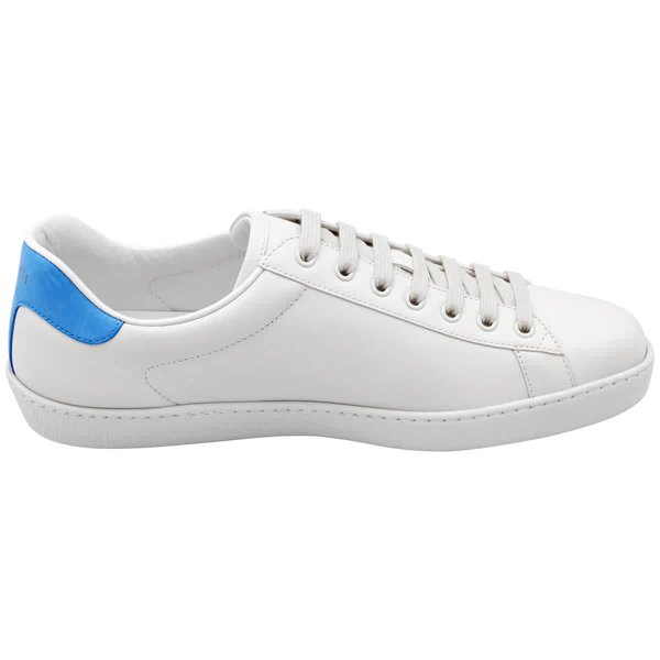 Gucci Mens Ace Sneaker With Interlocking G In Blue,white | ModeSens