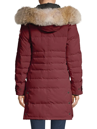 Canada Goose Lorette Hooded Down Parka With Genuine Coyote Fur Trim In ...