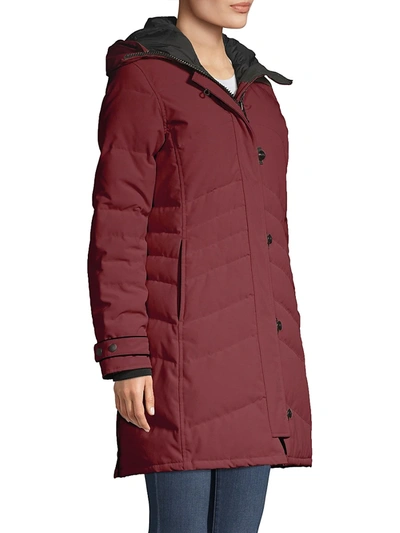 Canada Goose Lorette Hooded Down Parka With Genuine Coyote Fur Trim In ...