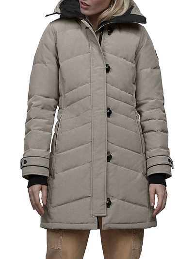 Canada Goose Lorette Hooded Down Parka With Genuine Coyote Fur Trim In ...