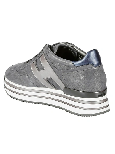 Hogan H483 Midi Platform Sneakers In Z Beige | ModeSens
