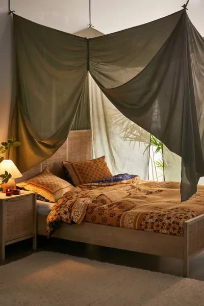 Urban Outfitters Tessie Textile Canopy In Green | ModeSens