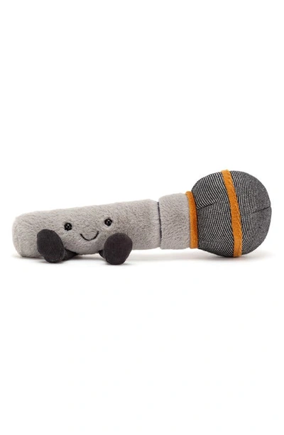 Jellycat Babies' Amusable Microphone Plush Toy In Light Grey | ModeSens