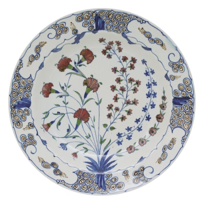Oka Set Of Four Isphahan Porcelain Large Dinner Plates | ModeSens