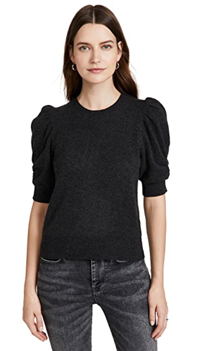 Frame Frankie Crewneck Cashmere Sweater In Schwarz | ModeSens