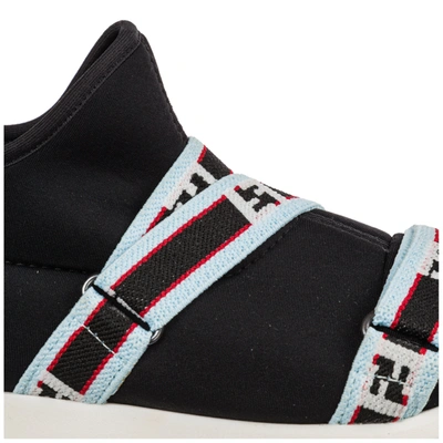 Fendi Girls Shoes Baby Child Sneakers In Black | ModeSens