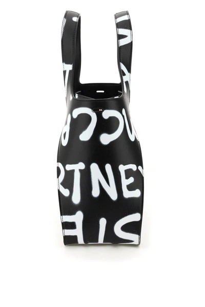 Stella Mccartney Graffiti Logo Tote Bag In Black (black) | ModeSens