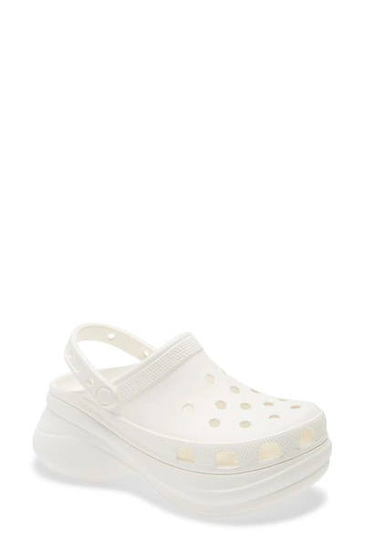 Crocstm Crocs(tm) Classic Bae Platform Clog In White | ModeSens