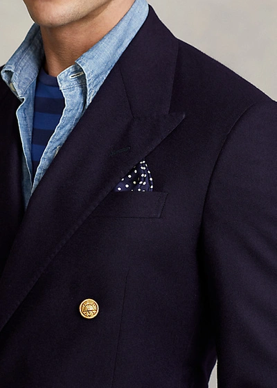 Ralph Lauren The Iconic Doeskin Blazer In Navy Mb | ModeSens