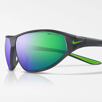 Nike Aero Swift Mirrored Sunglasses In Grey | ModeSens