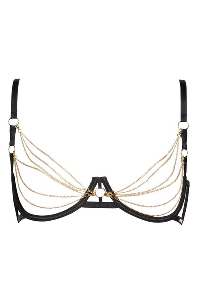 Bluebella Oriana Open Cup Underwire Bra In Black | ModeSens