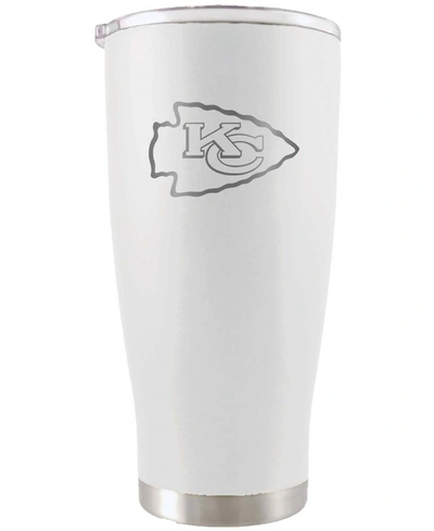 Memory Company White Kansas City Chiefs 20 oz Etched Team Logo Tumbler ...