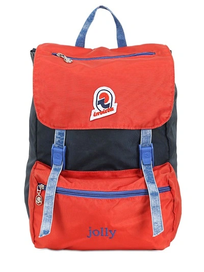 Invicta Jolly Vintage Backpack, Navy/red | ModeSens