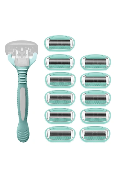 Vivitar 6 Blade Razor With 12 Reloadable Razor | ModeSens