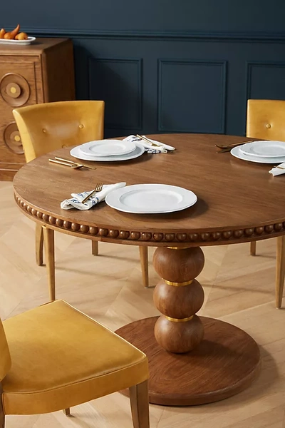 Soho Home X Anthropologie Harrison Round Dining Table In Beige ModeSens