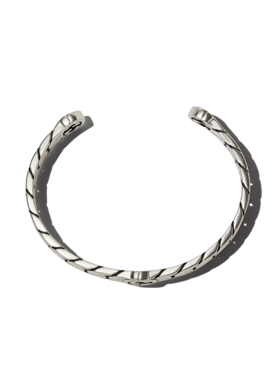 Gucci Sterling Silver Interlocking G Bracelet | ModeSens