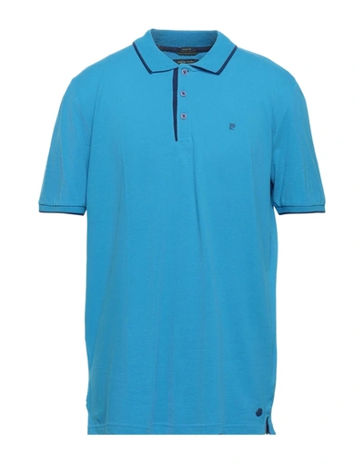 Pierre Cardin Polo Shirts In Azure | ModeSens