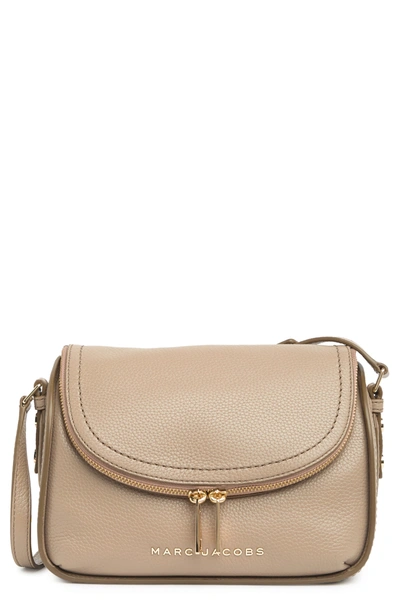 Marc Jacobs The Groove Leather Mini Messenger Bag In Greige | ModeSens