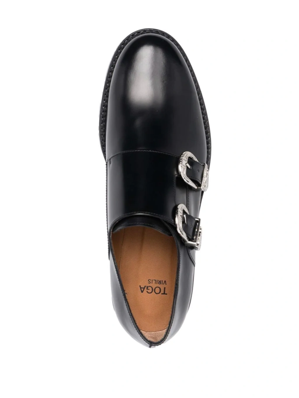 Toga Virilis Polido Monk-strap Leather Shoes In Black | ModeSens Toga Virilis Polido Monk-strap Leather Shoes In Black | ModeSens