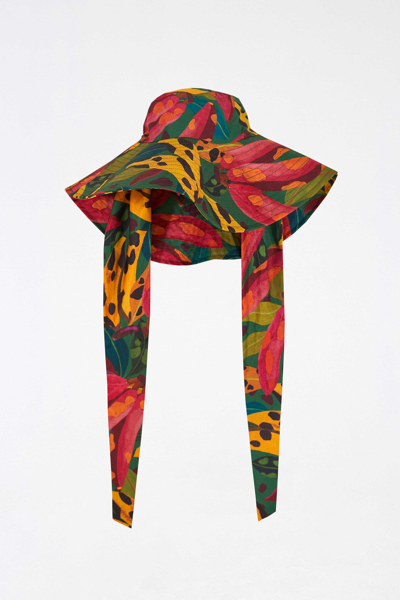 Farm Rio Cow Print Bananas Hat | ModeSens