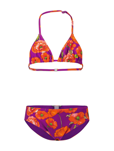Dolce & Gabbana Kids Bikini For Girls In Lilla | ModeSens