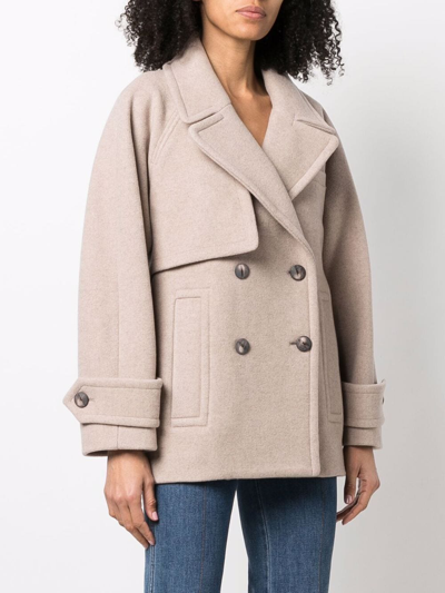 Ba&sh Pepite Double-breasted Coat In Nude | ModeSens Ba&sh Pepite Double-breasted Coat In Nude | ModeSens