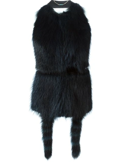 Givenchy Backless Fur Gilet | ModeSens