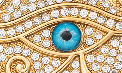 Eye Candy Los Angeles Cassius Cz Gold-tone Eye Pendant Necklace | ModeSens