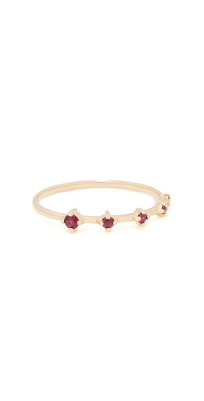 Adina Reyter Women's Amalfi 14k Yellow Gold Ruby Ring In Red | ModeSens