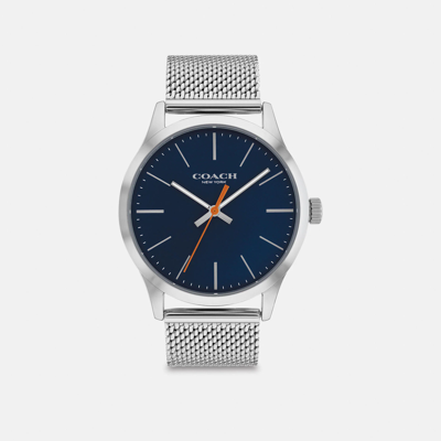 Coach Baxter Watch, 39 Mm In Silver | ModeSens