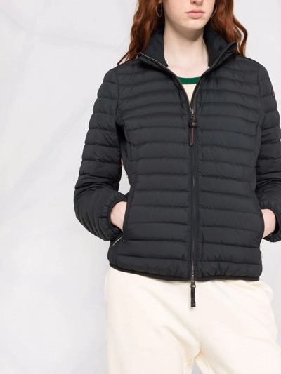Parajumpers Geena Logo-patch Puffer Jacket In Black | ModeSens