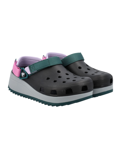 Crocs Hiker Platform Clogs In Black | ModeSens