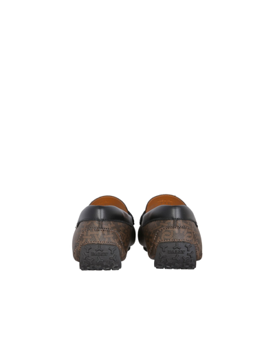 Bally Men's Pavel B-chain Monogram Penny Drivers In Tan | ModeSens
