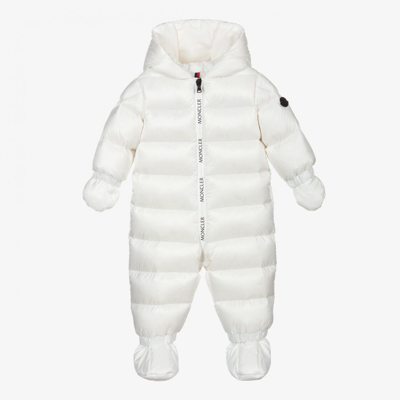 Moncler Babies' Ivory Down Padded Snowsuit | ModeSens