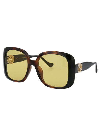 Gucci Gg1029sa Sunglasses In Brown | ModeSens