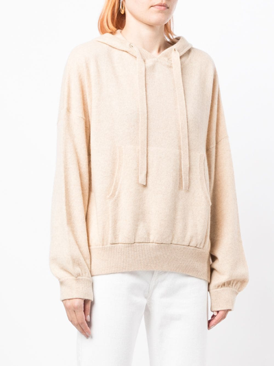 Crush Cashmere Cashmere Knitted Hoodie In Skin Tones | ModeSens