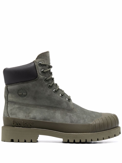 Timberland X Beeline 6 Inch Rubber Toe Boots In Green | ModeSens