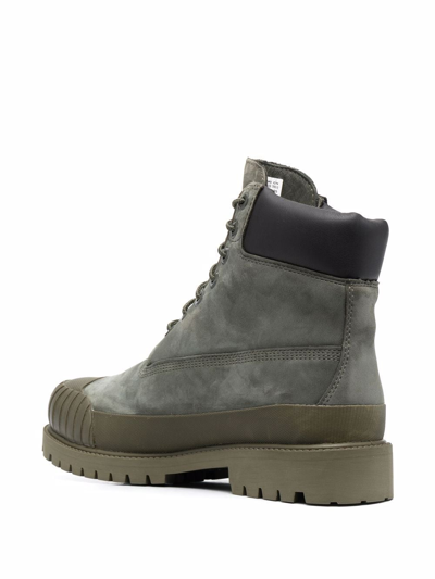 Timberland X Beeline 6 Inch Rubber Toe Boots In Green | ModeSens