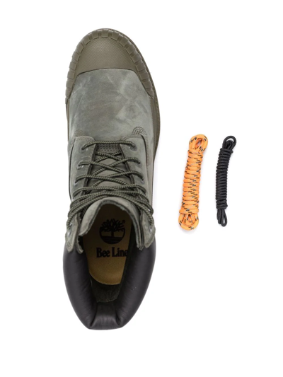 Timberland X Beeline 6 Inch Rubber Toe Boots In Green | ModeSens