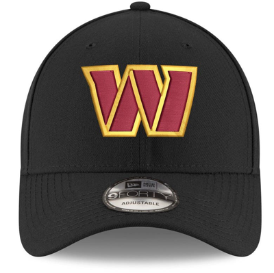 New Era Black Washington Commanders 9forty Adjustable Hat | ModeSens