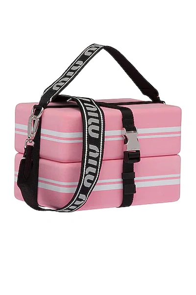 Miu Miu Yoga Blocks In Rosa & Bianco | ModeSens