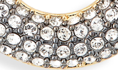 Demarson Women's 12k Gold-plated & Pavé Crystal Hoop Earrings | ModeSens