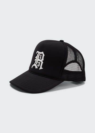 R13 Black Embroidered Logo Cap | ModeSens
