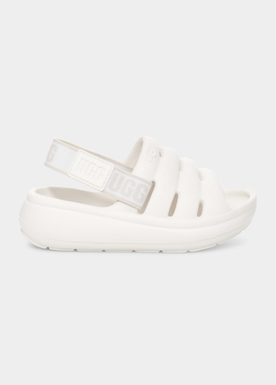 Ugg Kid's Sport Yeah Caged Eva Sandals, Baby/toddlers In White/white | ModeSens