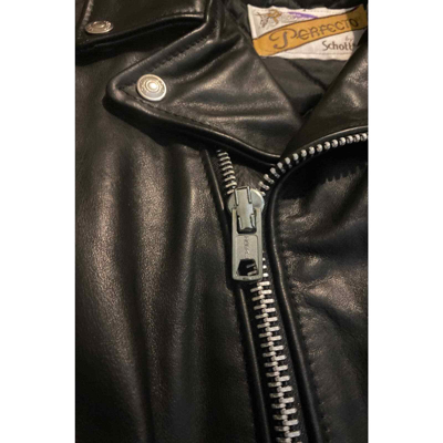Pre-owned Schott Perfecto 118 Leather Motorcycle Jacket 38 In Black ...