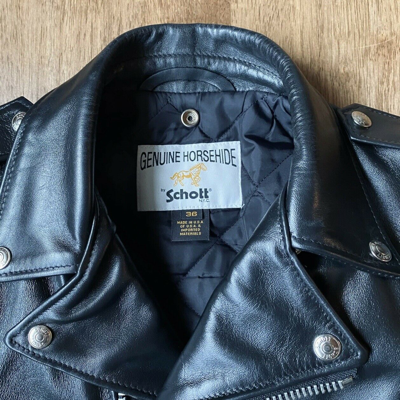 Pre-owned Schott 618hh Horsehide Perfecto Motorcycle Biker Leather Jacket Black (size 36) | ModeSens